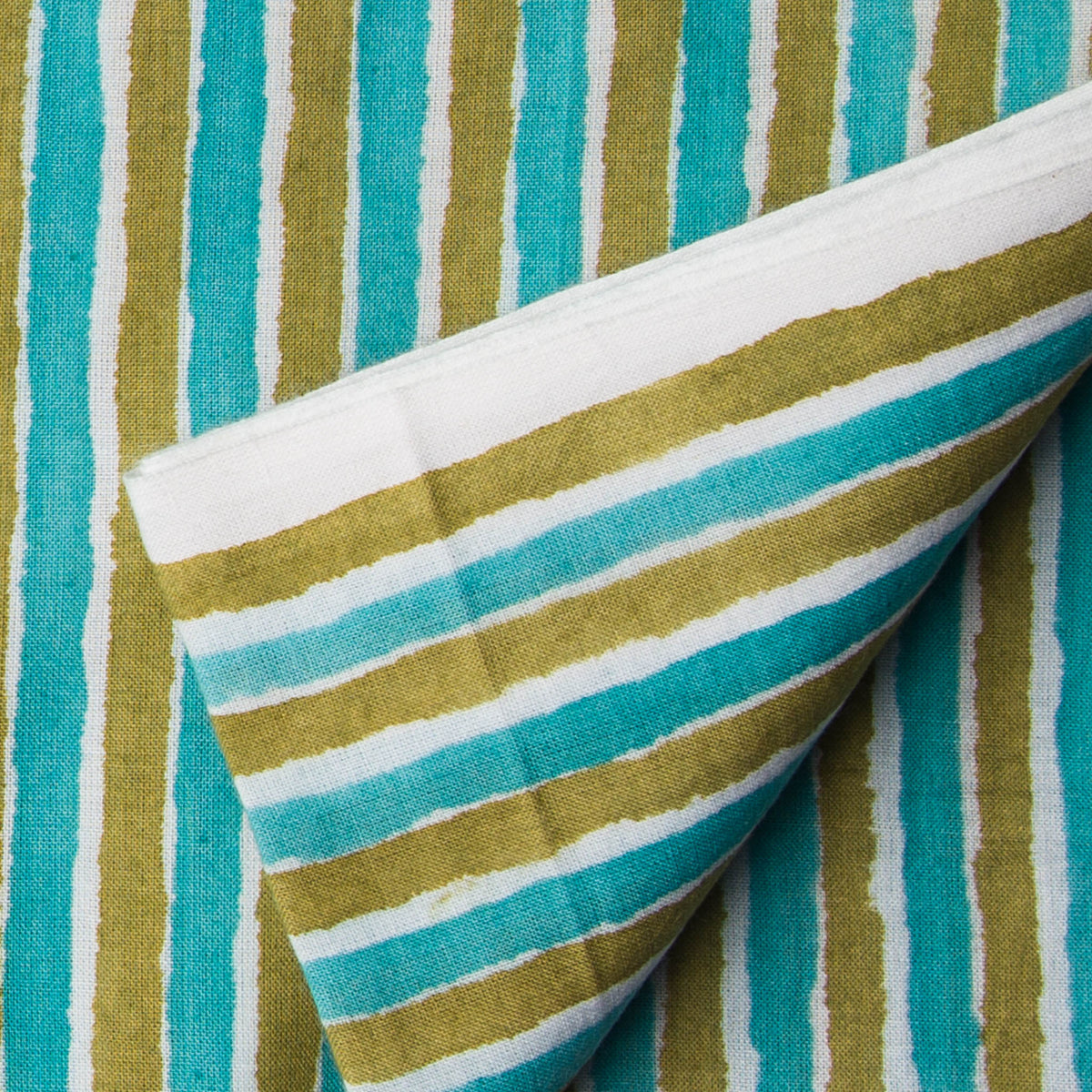 Precut 0 75 Meters Green And White Bagru Dabu Hand Block Printed Cotton